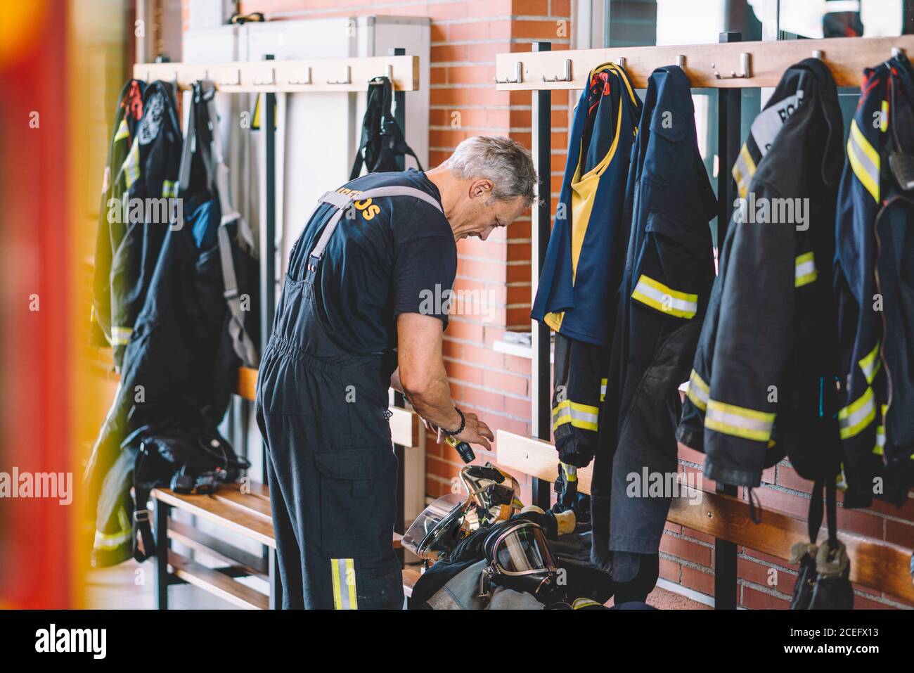 Fire engine equipment locker hi-res stock photography and images - Alamy