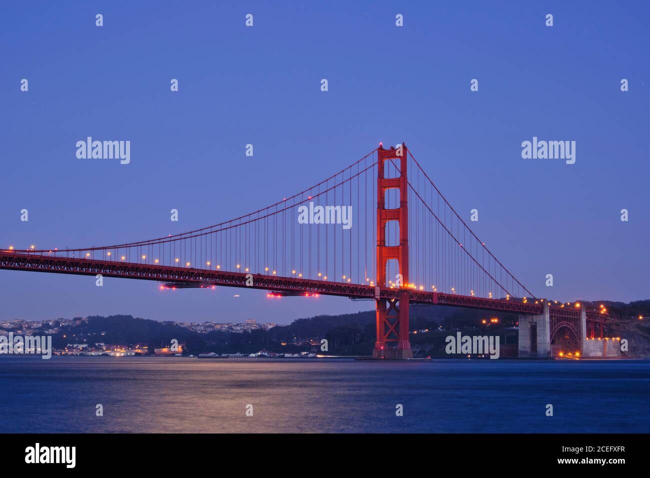United States of America, California, Golden Gate Bridge. The iconic ...