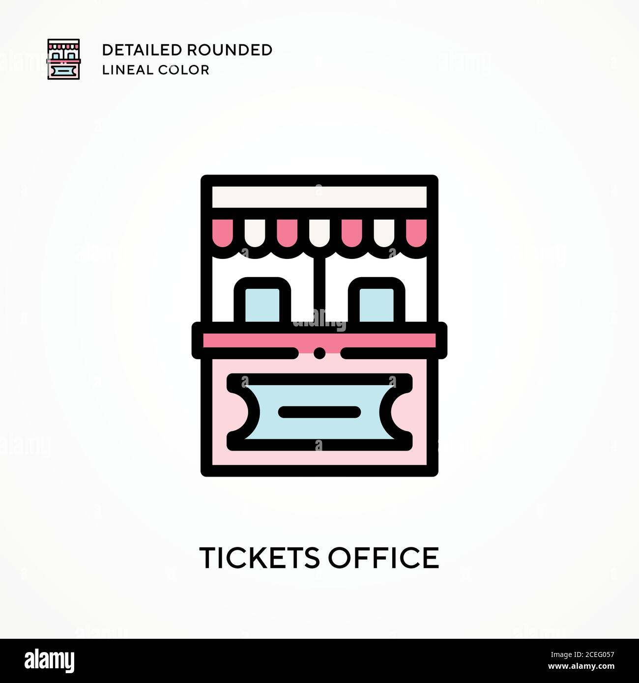 Buy tickets box office Stock Vector Images - Alamy