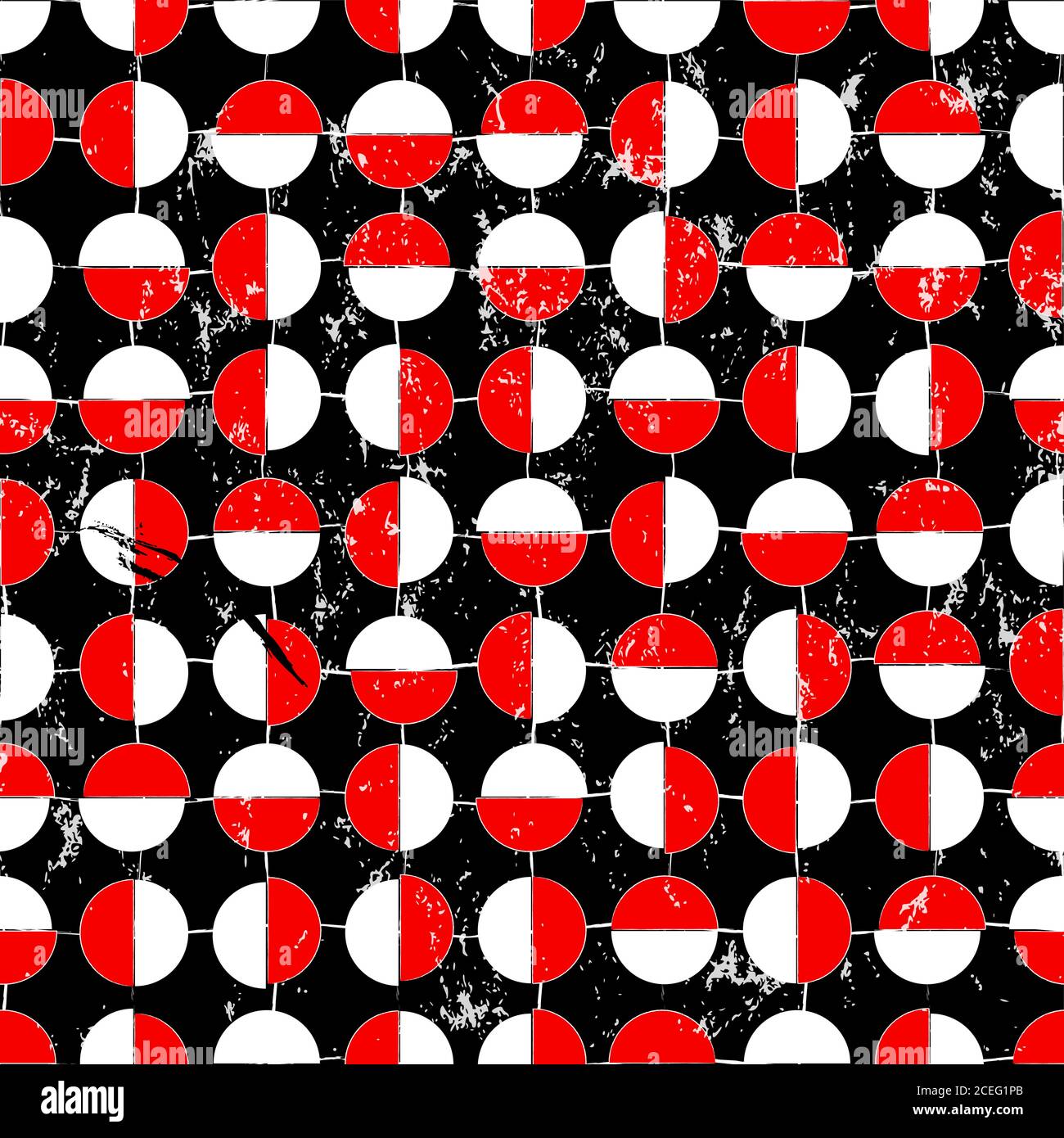 seamless geometric pattern background, with circles, strokes and ...
