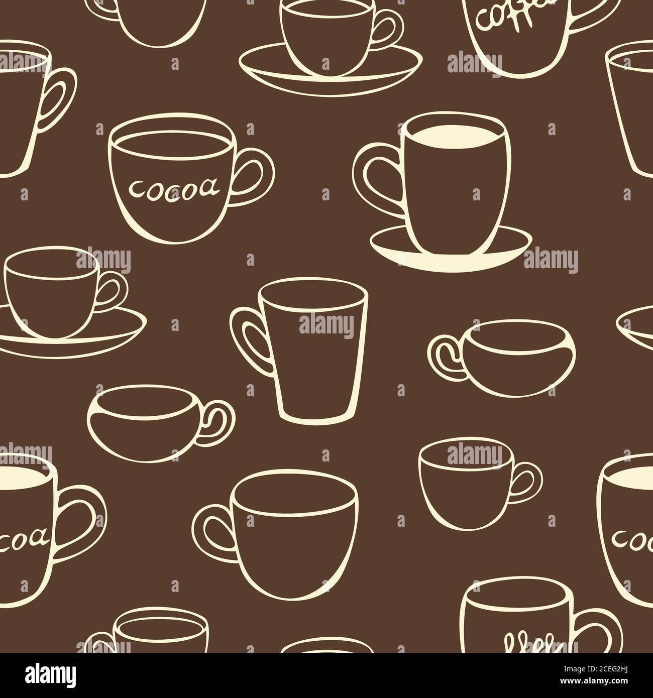 Cups of colour Stock Vector Images - Alamy