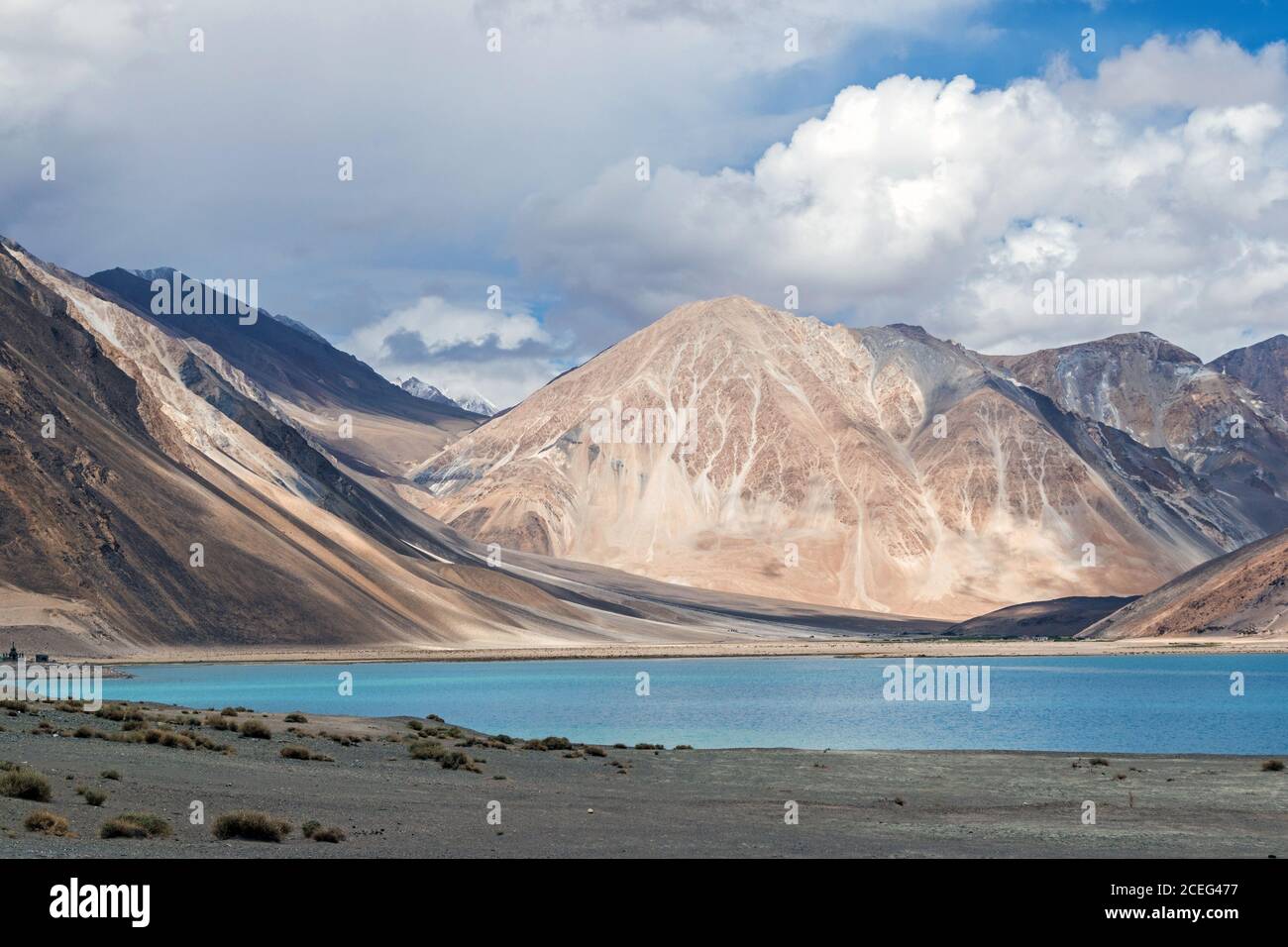 Pangong Tso (Pangong Lake) is at the Line of Actual Control (LAC ...