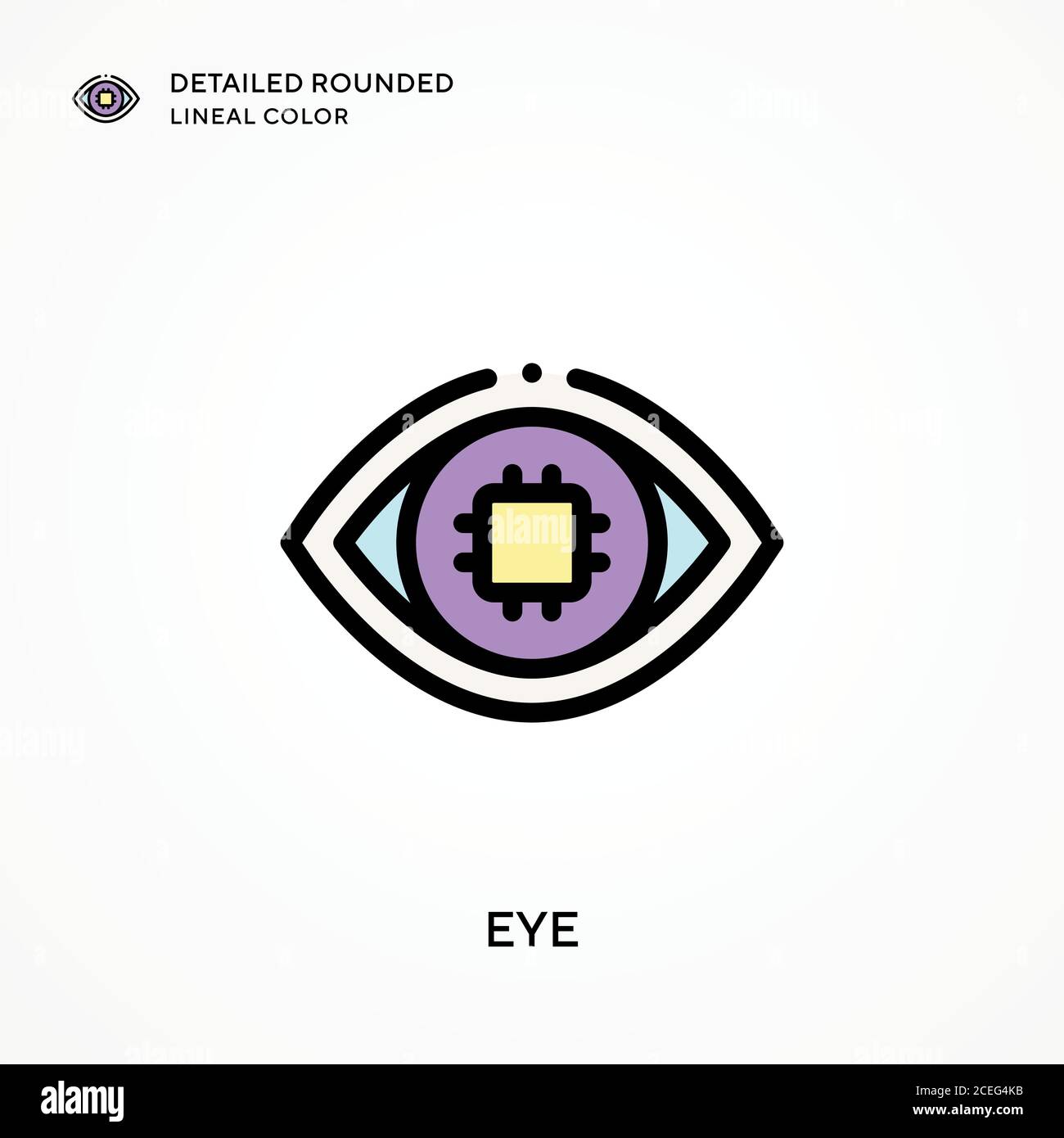 Very detailed eyelashes Stock Vector Images - Alamy