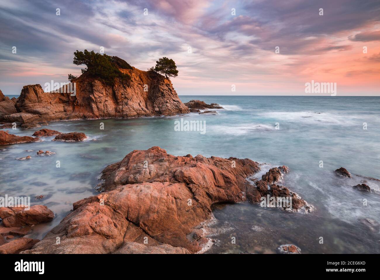 Beautiful rocks in sea Stock Photo - Alamy