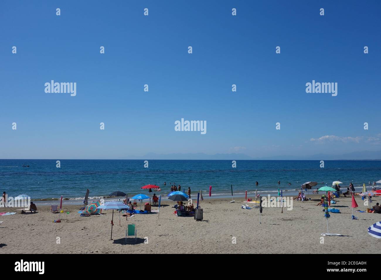 Agropoli beach on the Cilentan coast, Italy Stock Photo - Alamy