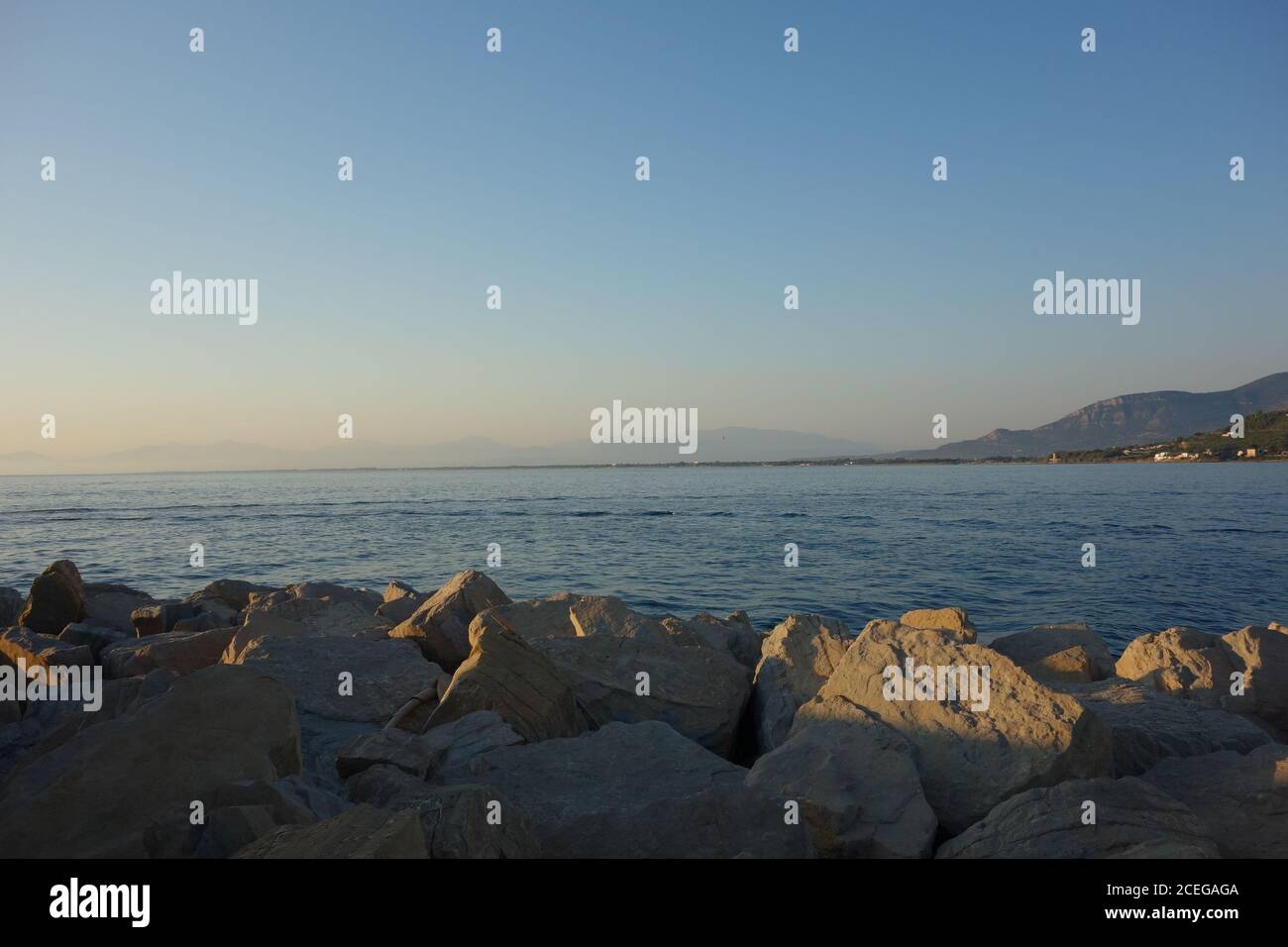 Agropoli beach on the Cilentan coast, Italy Stock Photo - Alamy