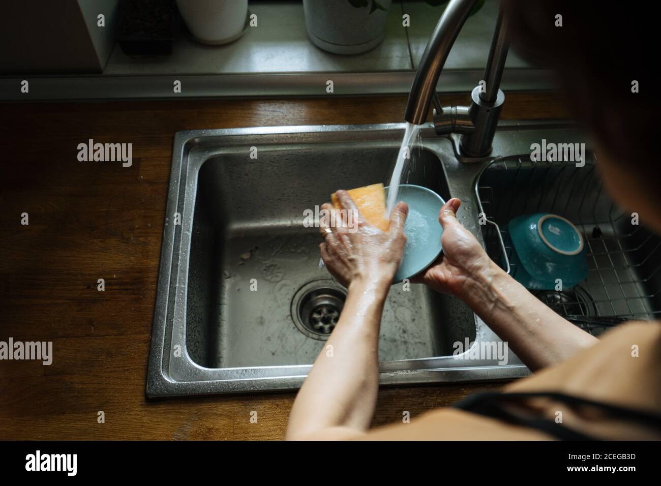 Dirty Pots Sink High Resolution Stock Photography and Images - Alamy