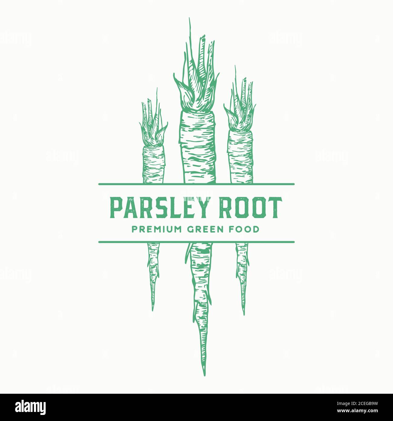 Vintage health symbol illustration Cut Out Stock Images & Pictures - Alamy