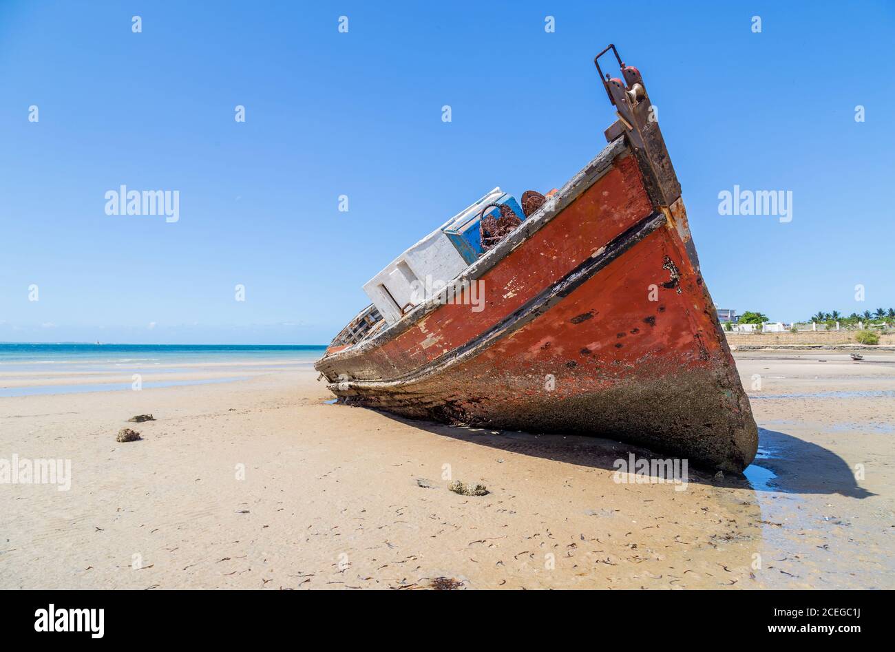 Ship at Magaruque island formerly Ilha Santa Isabel is part of the ...