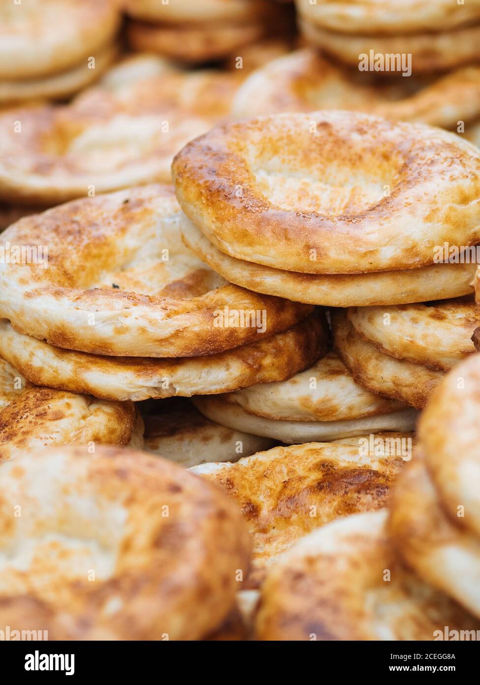 Traditional bread cakes sold on market Stock Photo - Alamy