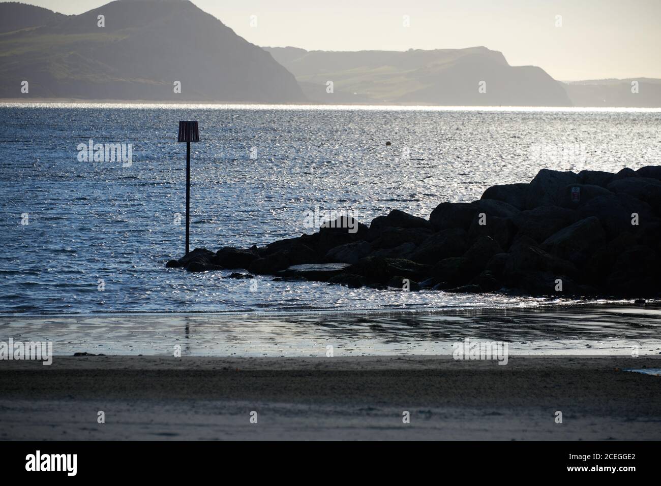 Beautiful historic Lyme Regis Dorset UK. UNESCO site, famous fossil ...