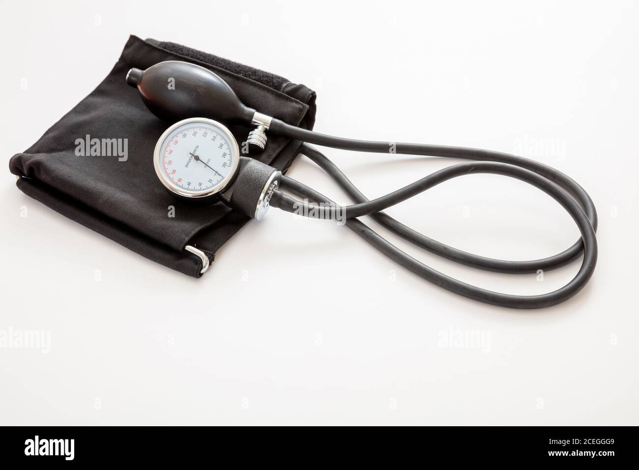 Blood pressure measure, Hypertension control. Medical sphygmomanometer ...
