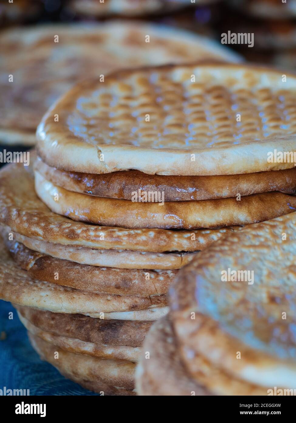 Traditional bread cakes sold on market Stock Photo - Alamy