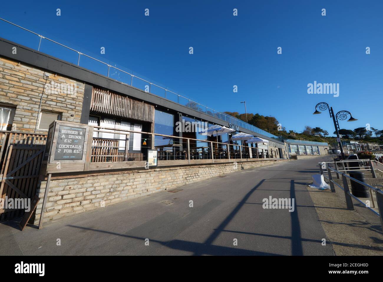 Beautiful historic Lyme Regis Dorset UK. UNESCO site, famous fossil ...