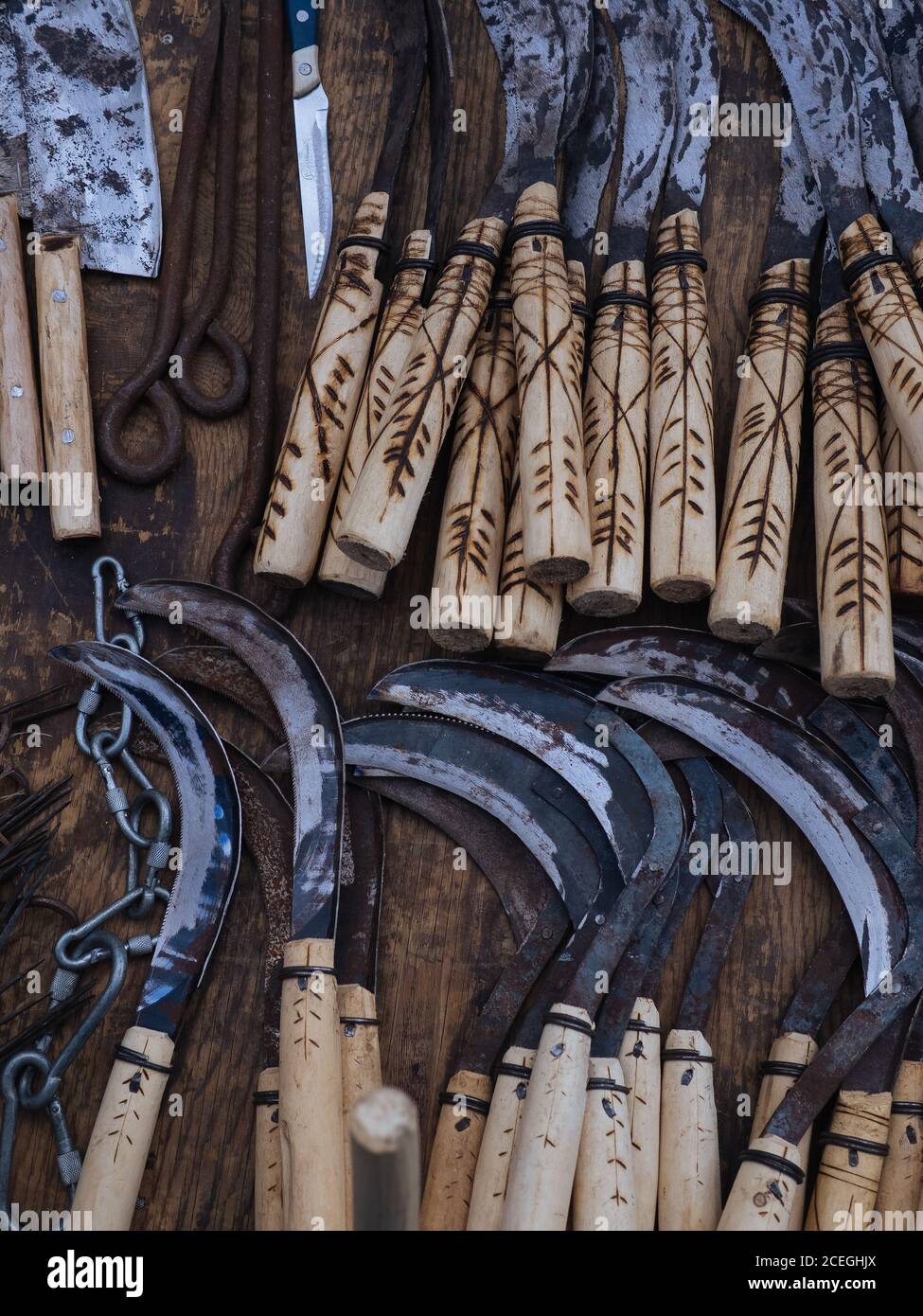 Iron farming tools hi-res stock photography and images - Alamy