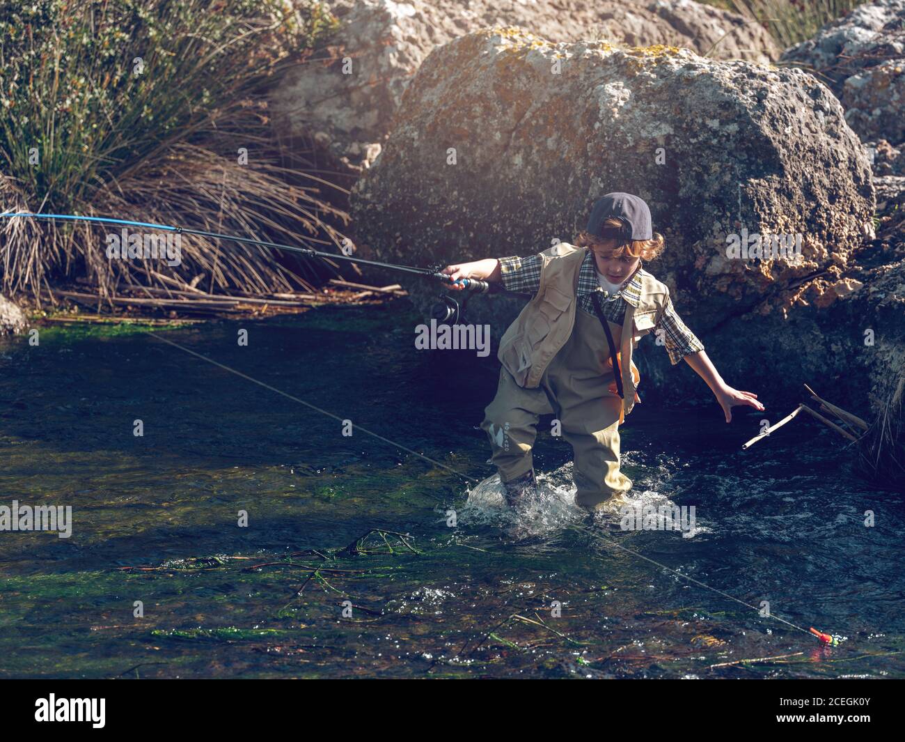 Boy rod hi-res stock photography and images - Alamy