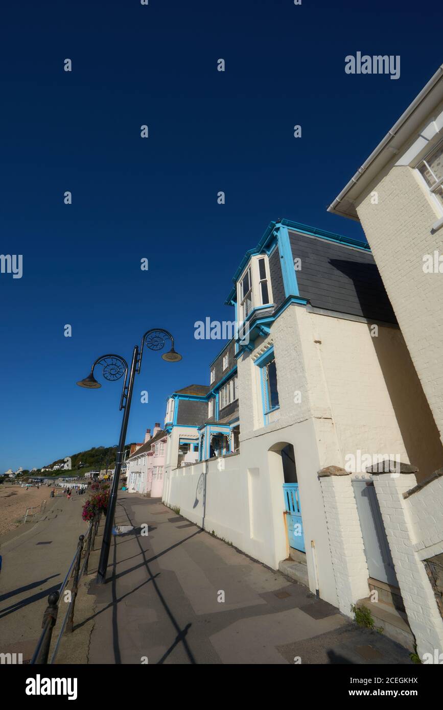 Beautiful historic Lyme Regis Dorset UK. UNESCO site, famous fossil ...