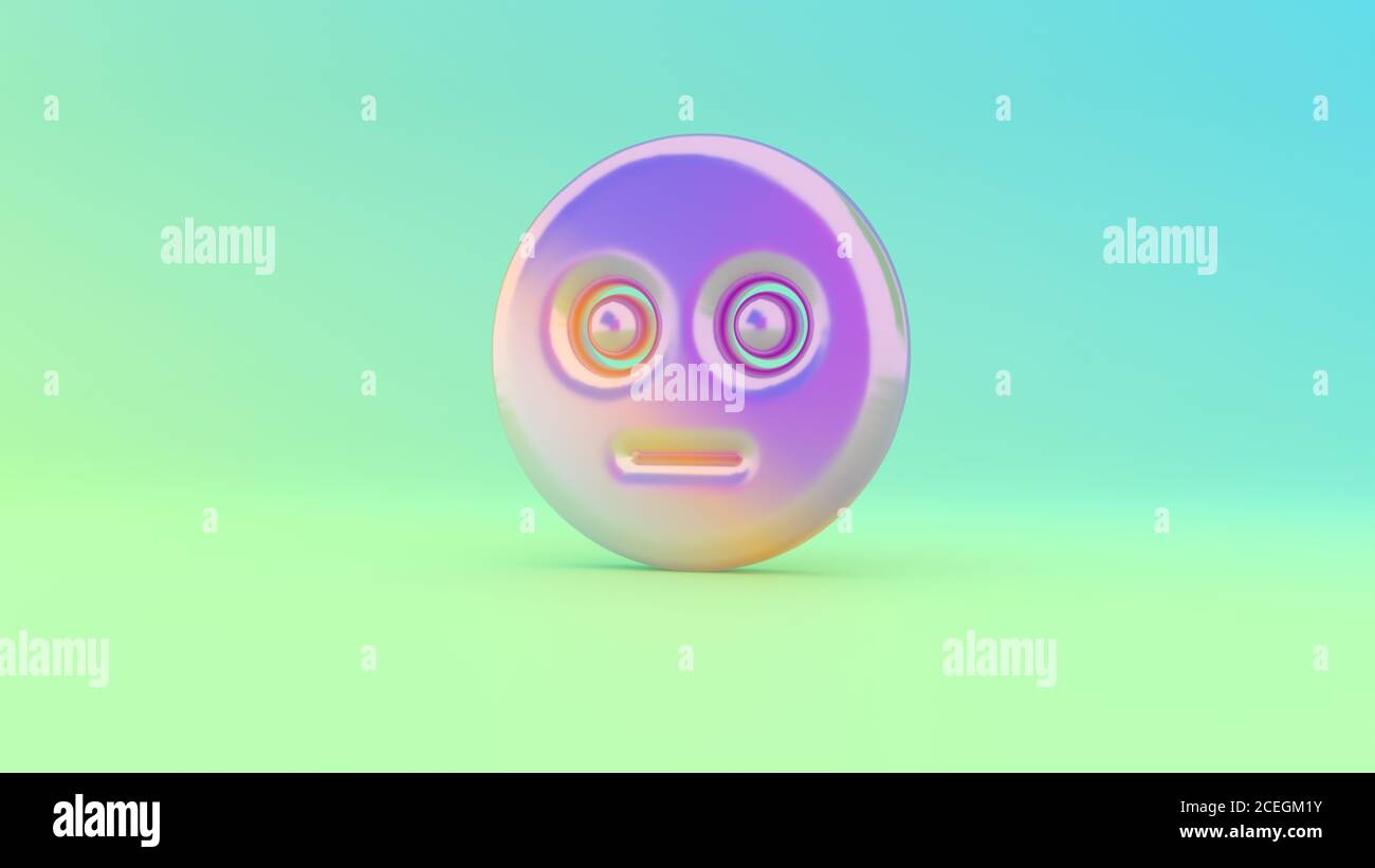 Flushed face emoticon hi-res stock photography and images - Alamy