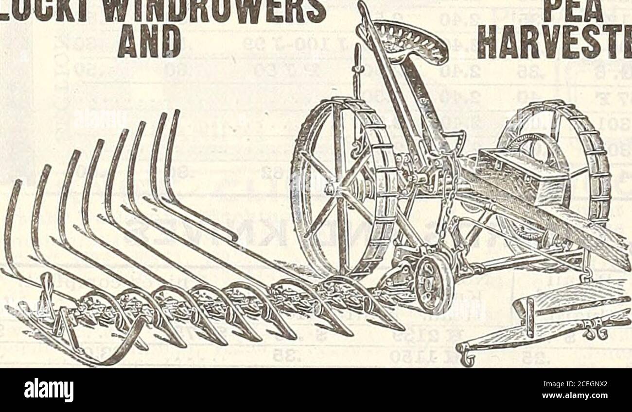 Old windrower hi-res stock photography and images - Alamy