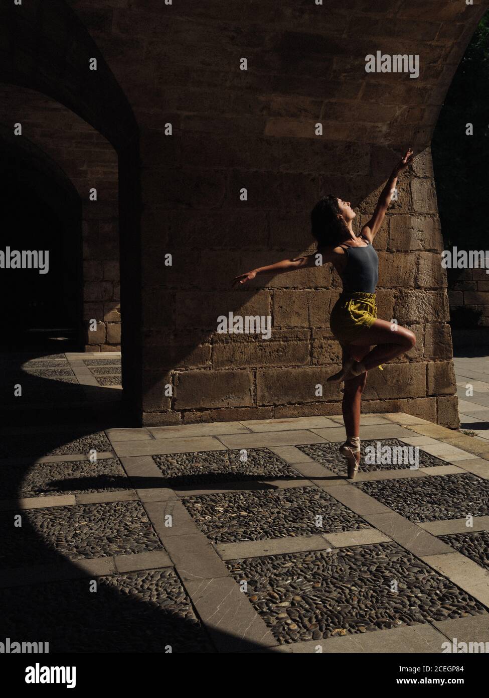 Classical ballet dancer side view hi-res stock photography and images ...