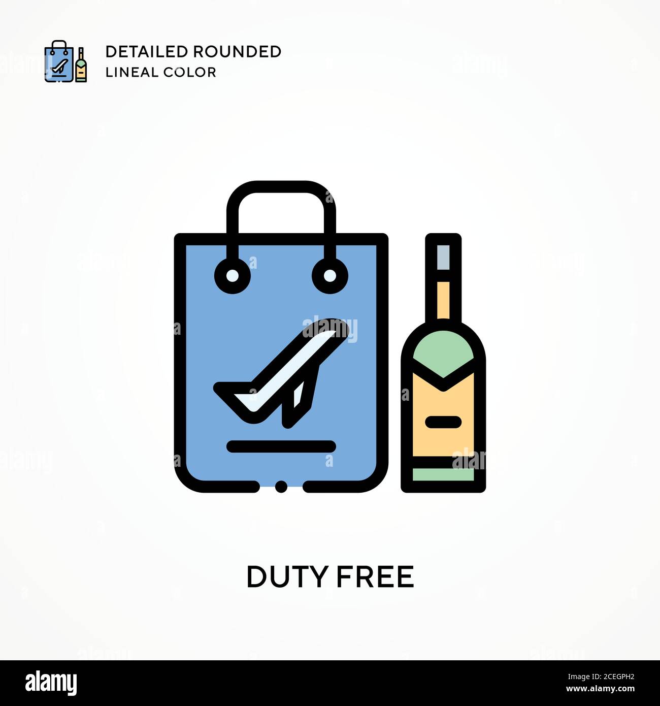 Duty free shopping center Stock Vector Images - Alamy