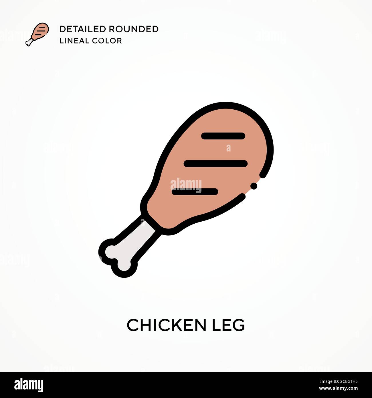 Chicken legs color table hi-res stock photography and images - Alamy