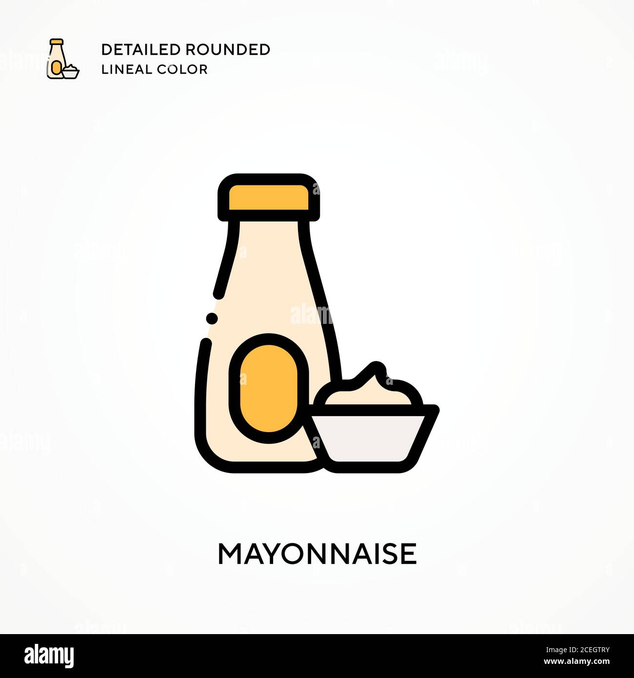 Sauce spoon cutout Stock Vector Images - Alamy