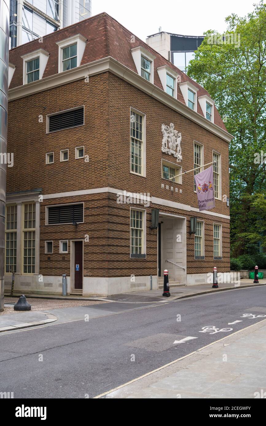 Pewterers Hall in Oat Lane, City of London, England, UK Stock Photo - Alamy