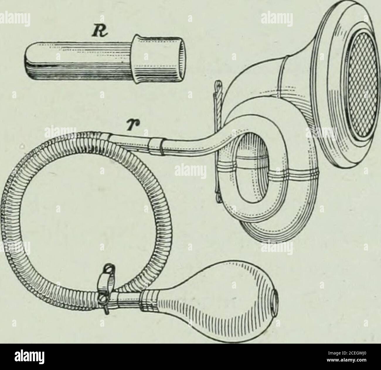 . The Ontario high school physics. Fig. 247.—Automobile honk. The reed ...