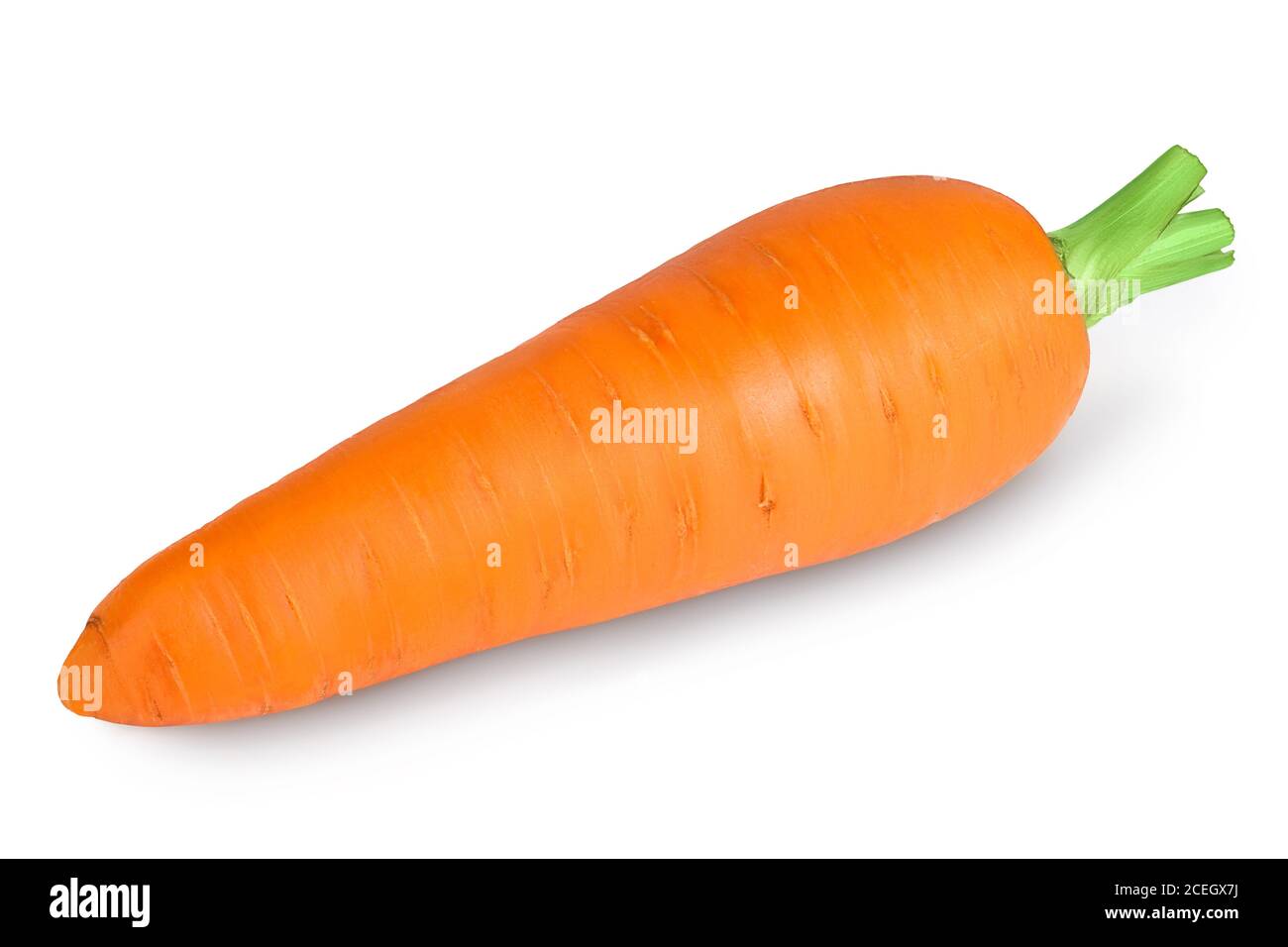 Carrot isolated on white background with clipping path and full depth ...