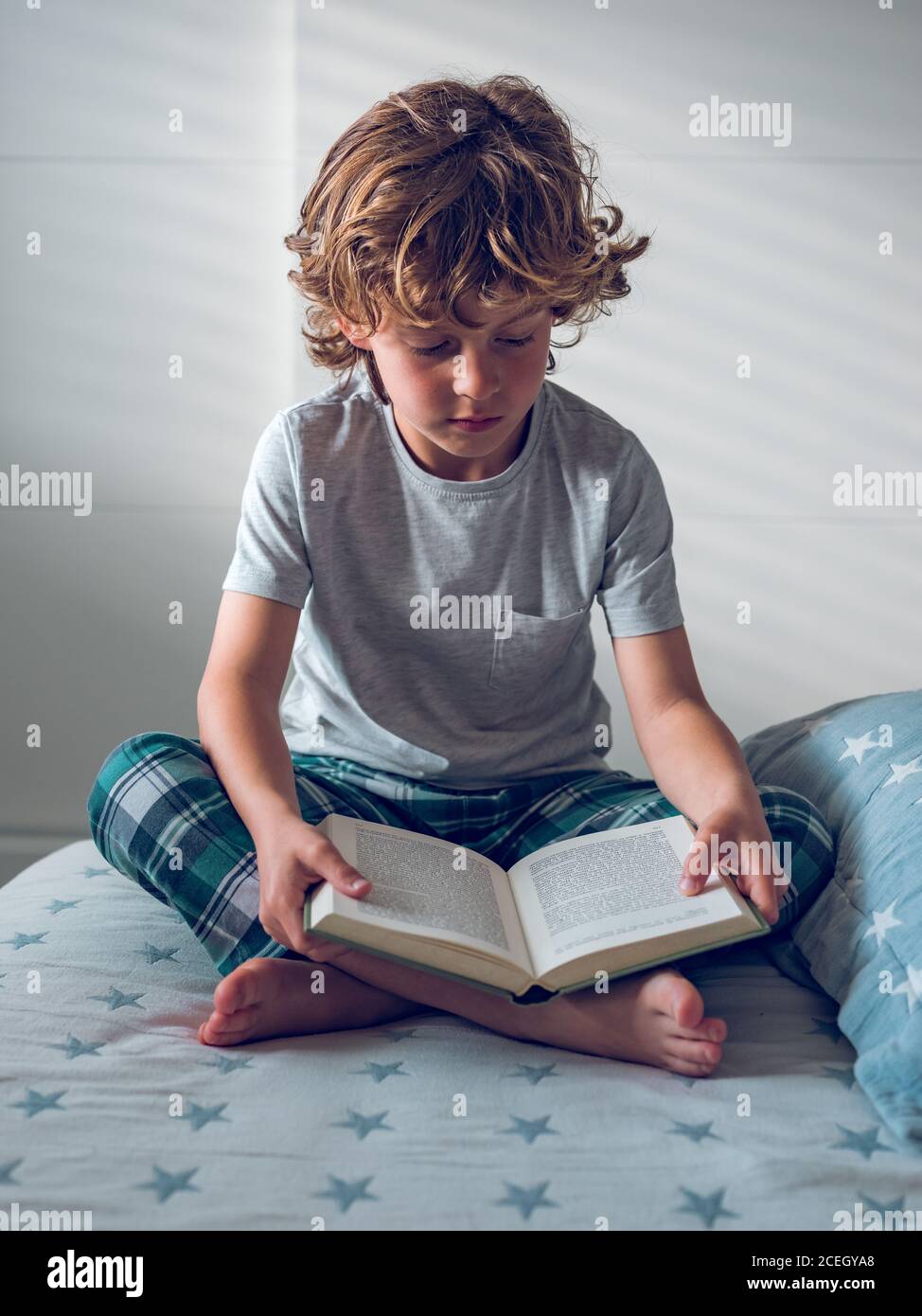 Kids In Pajamas Reading Books