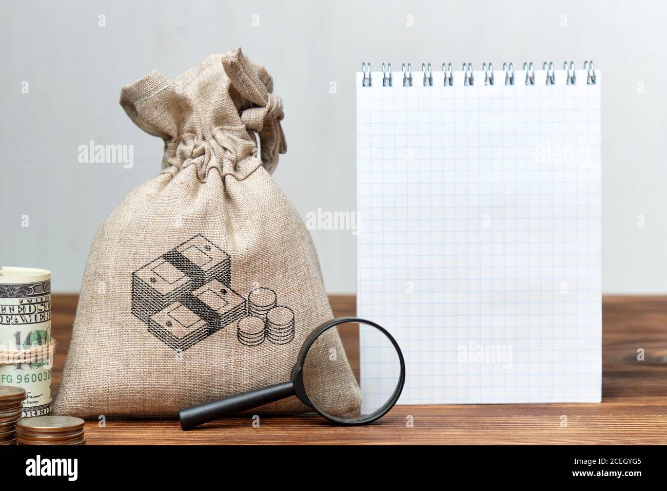 Business profit analysis concept with copy space Stock Photo - Alamy