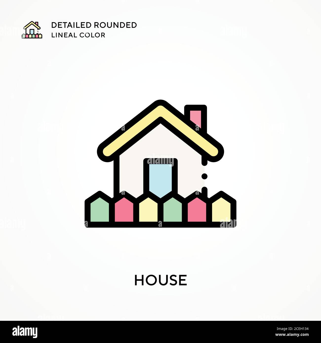 Rounded exterior facade Stock Vector Images - Alamy