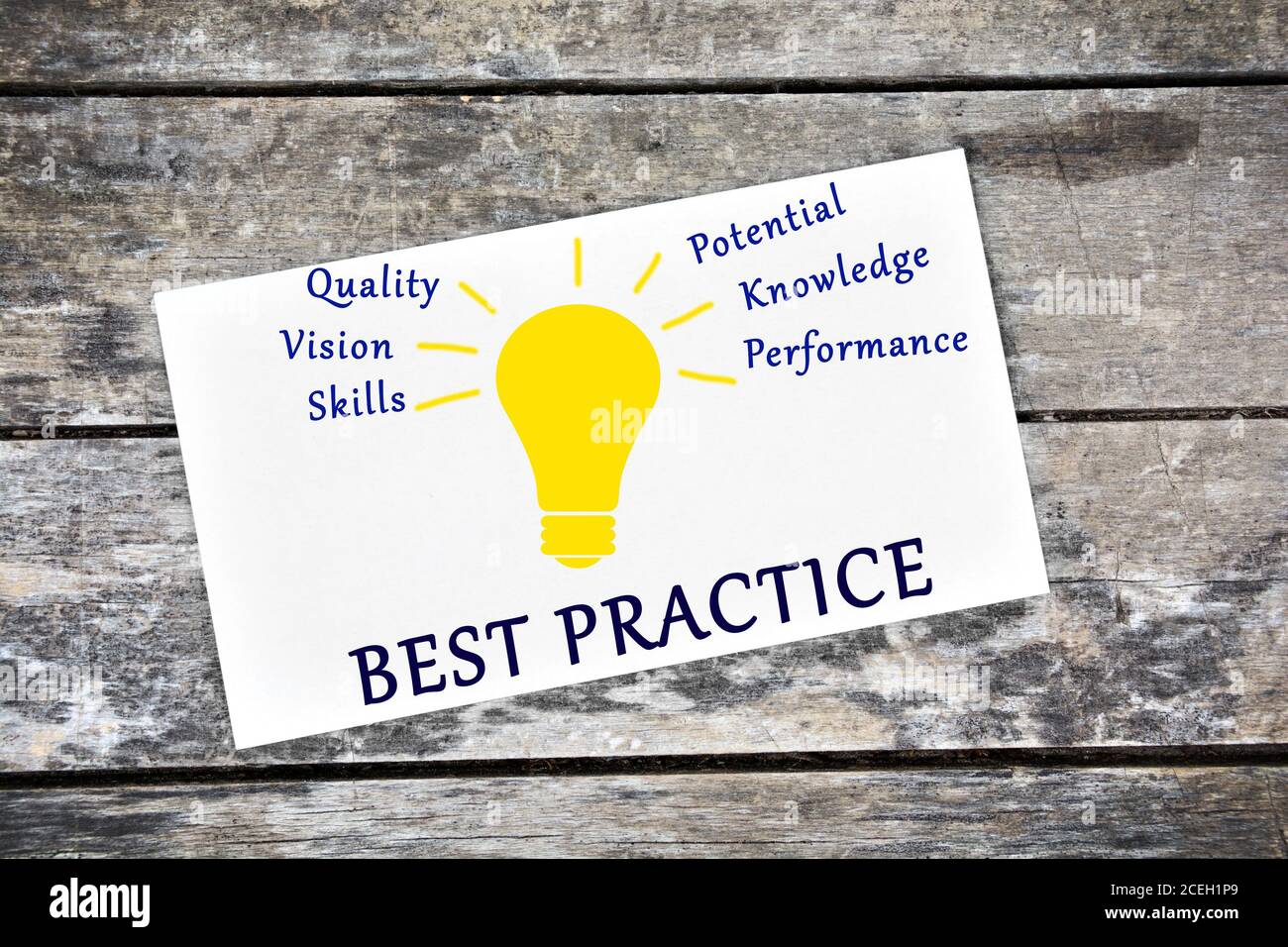 Best practice words on a white paper Stock Photo - Alamy