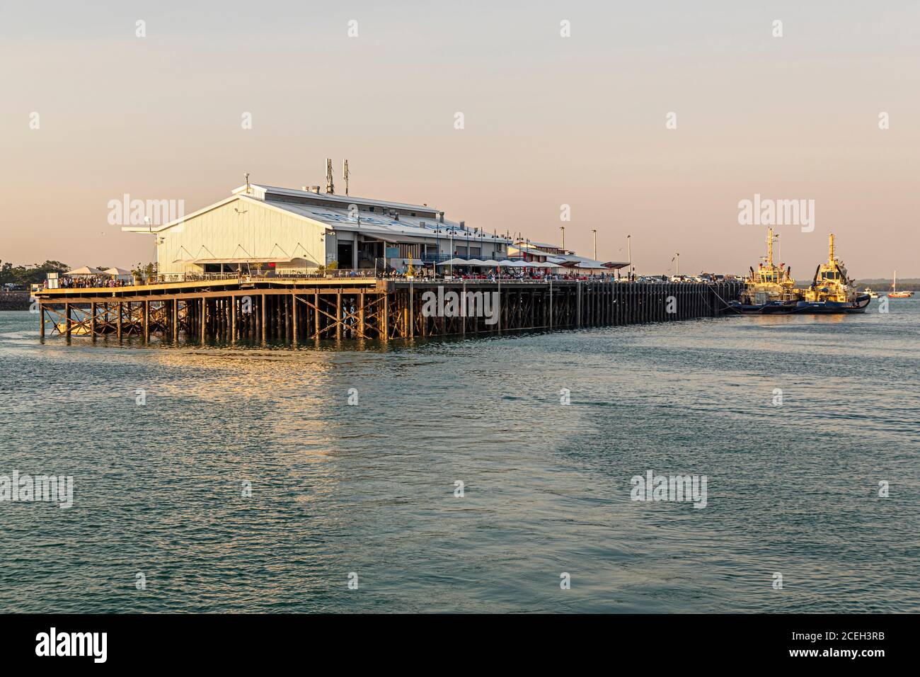 Darwin Waterfront Harbour Stock Photo - Alamy