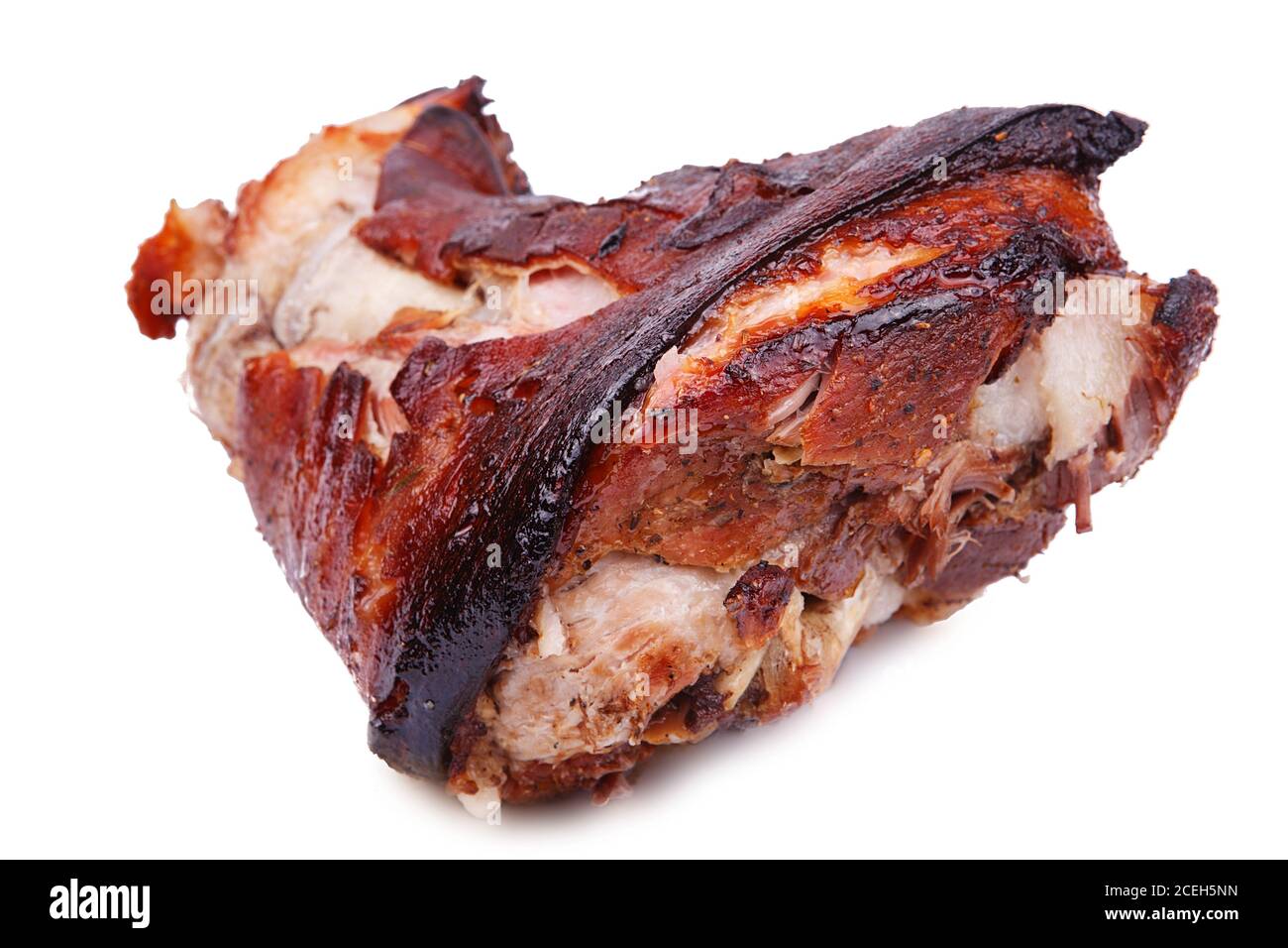 Roasted pork knuckle. Czech cuisine. Grilled German Pork Knuckle ...