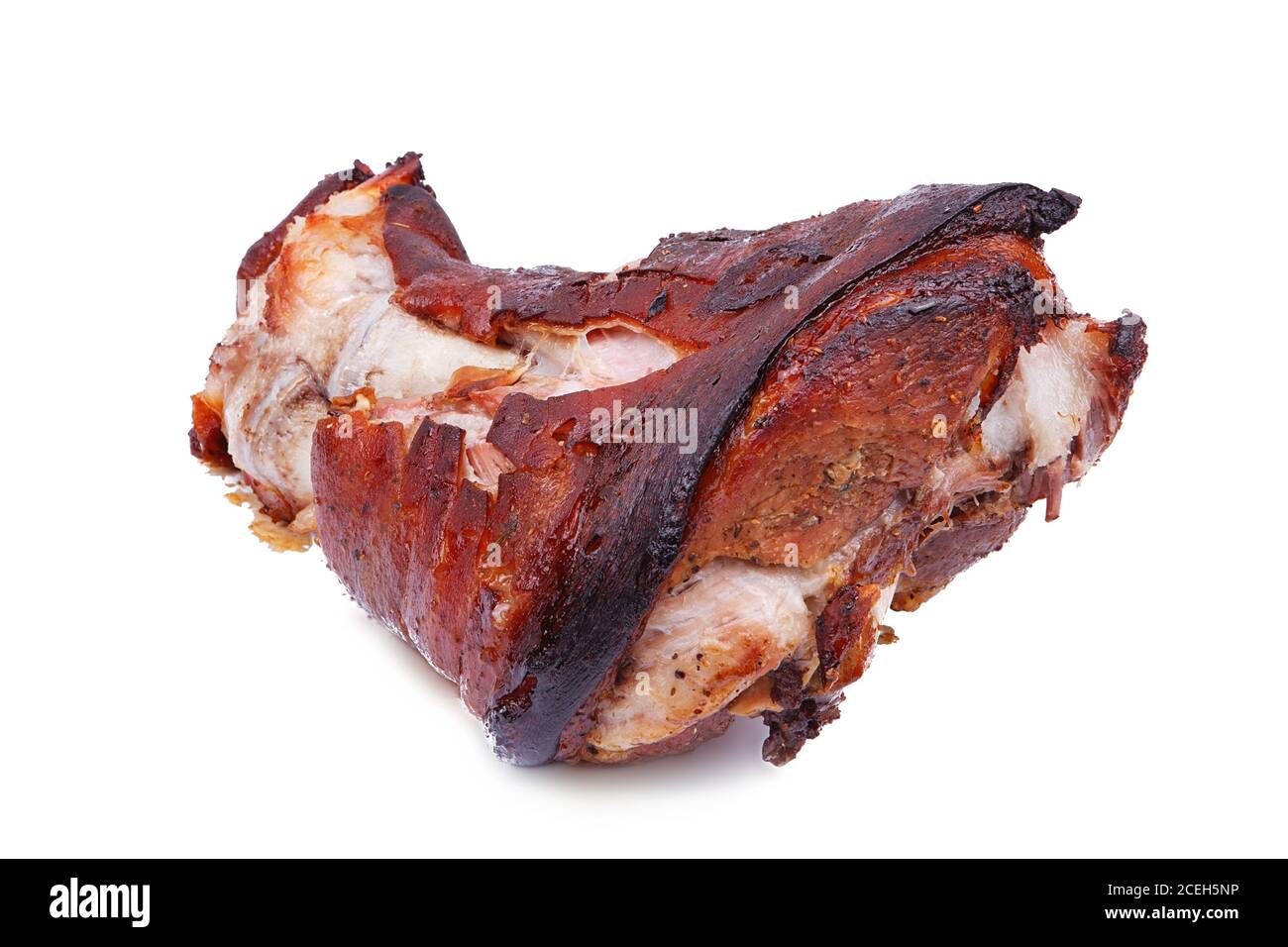 Roasted pork knuckle. Czech cuisine. Grilled German Pork Knuckle ...