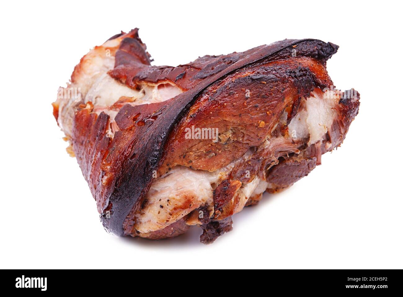 Roasted pork knuckle. Czech cuisine. Grilled German Pork Knuckle ...