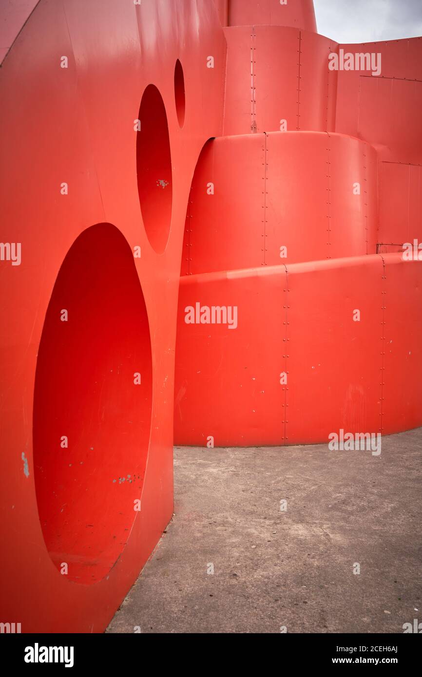 Unity by Andy Hazell, a large sculpture outside Pontyprydd in South ...