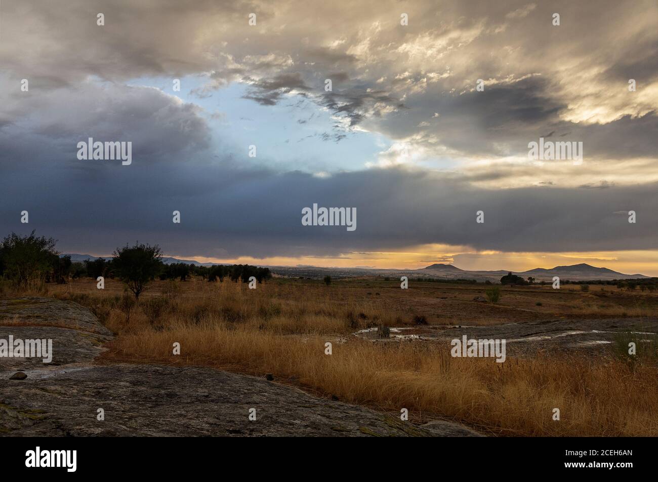 Sunset after rain storm hi-res stock photography and images - Alamy