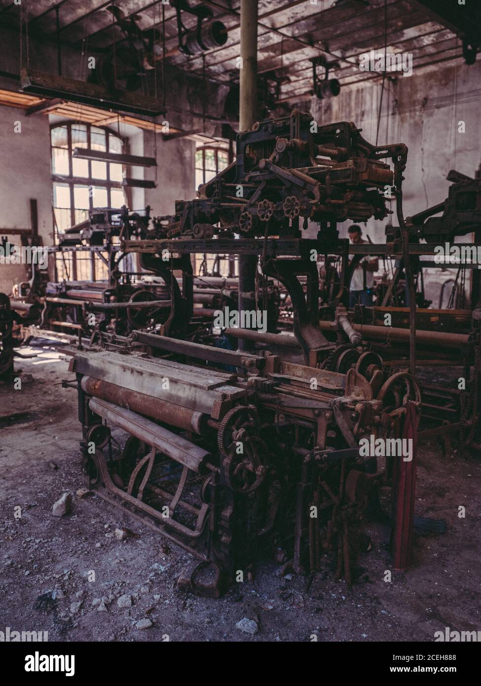 Different old machines on factory Stock Photo - Alamy