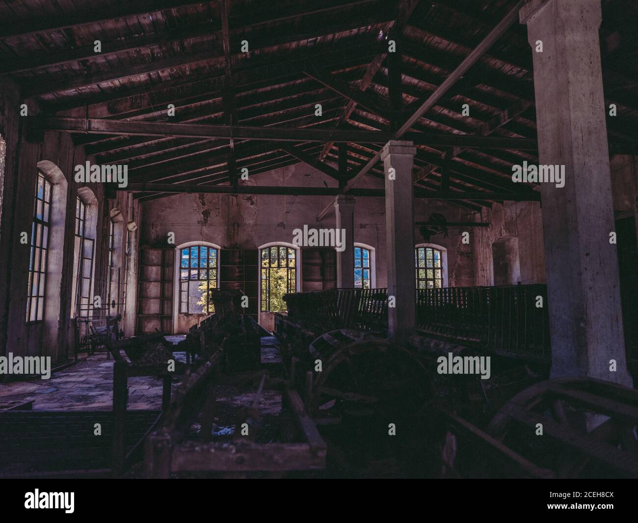 Room in old factory Stock Photo - Alamy