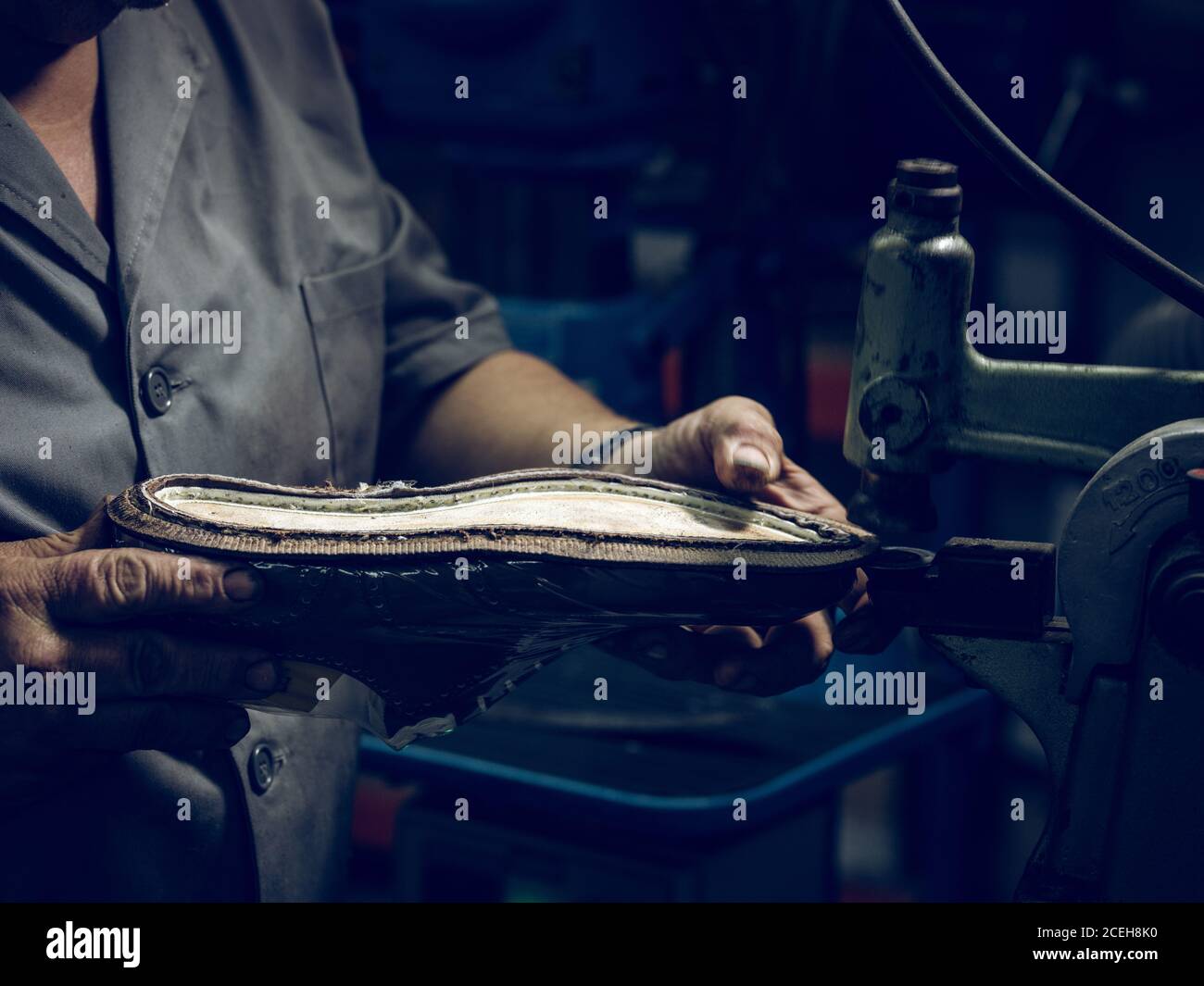 Craftsman unrecognizable man making hi-res stock photography and images ...