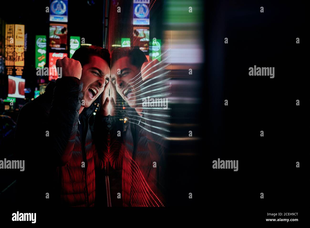 Man Screaming Side View High Resolution Stock Photography and Images ...