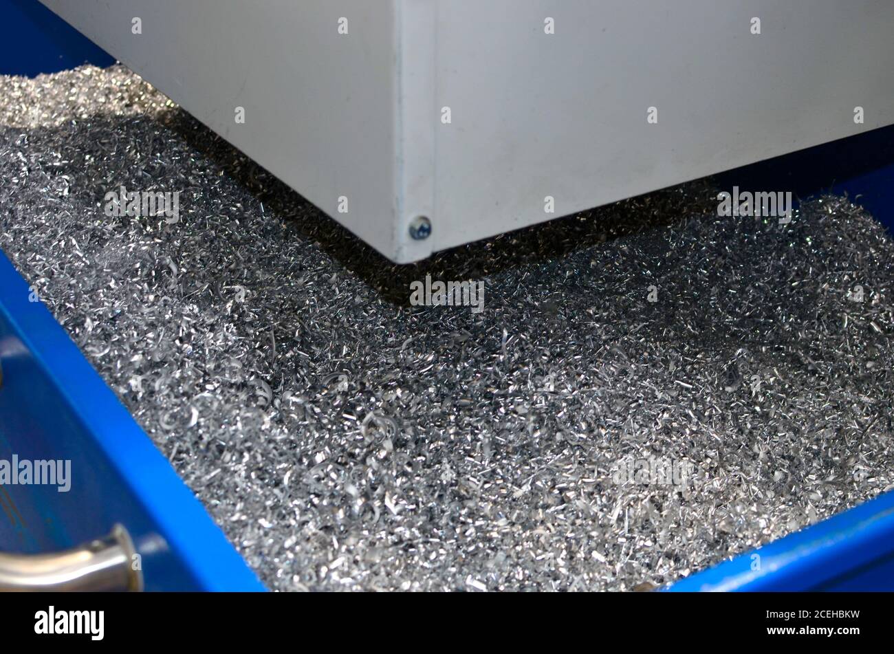 Steel scrap materials recycling. Abstract, background and texture of ...