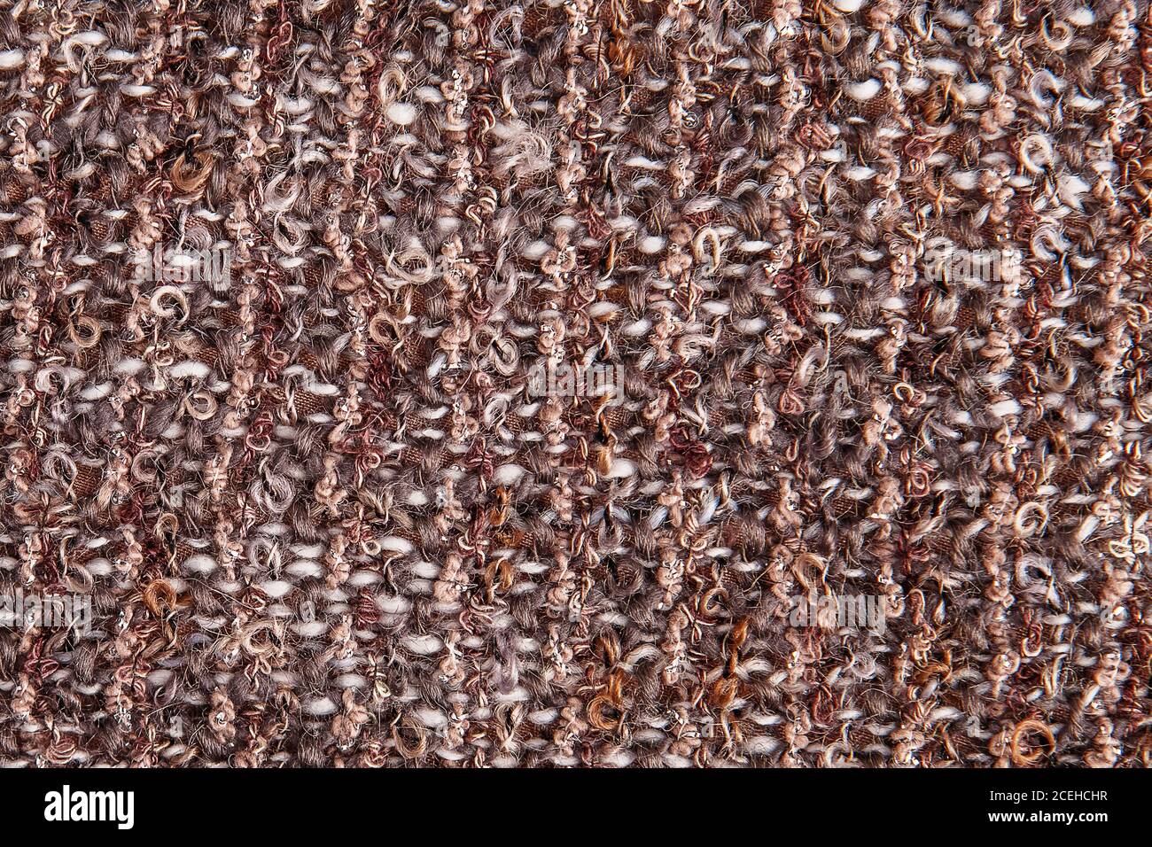 Texture background of melange boucle fabric with lurex thread Stock Photo - Alamy