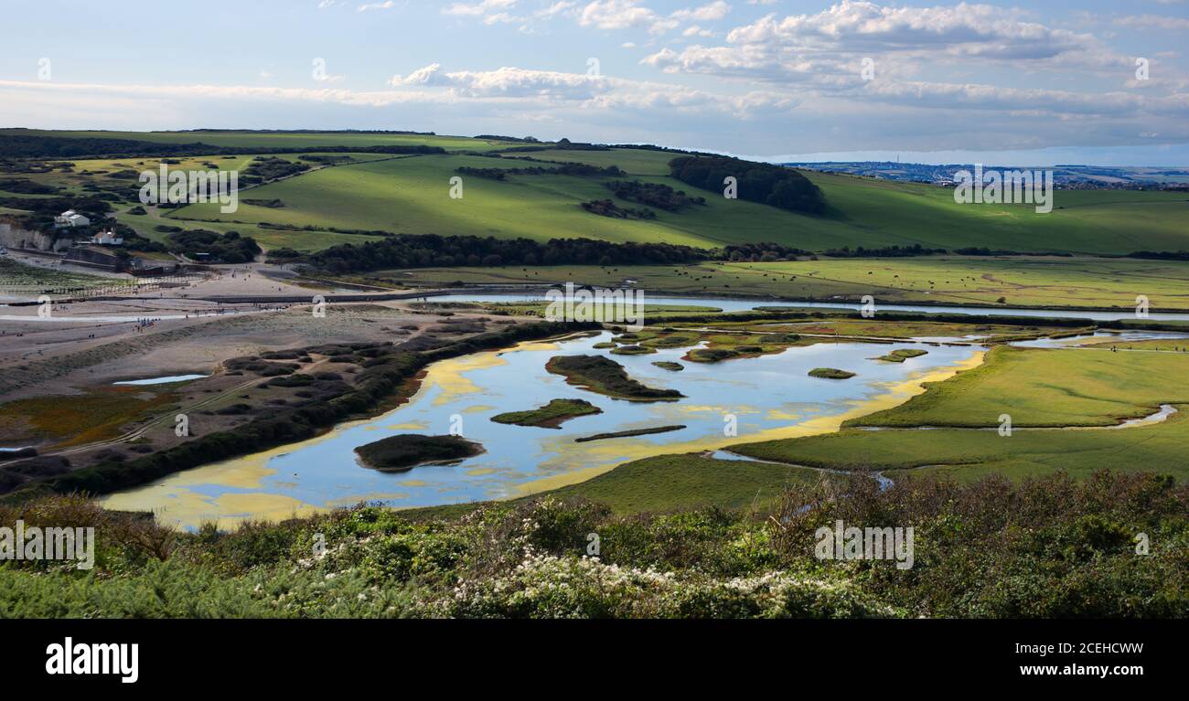 Cuckmere haven river walk hi-res stock photography and images - Alamy