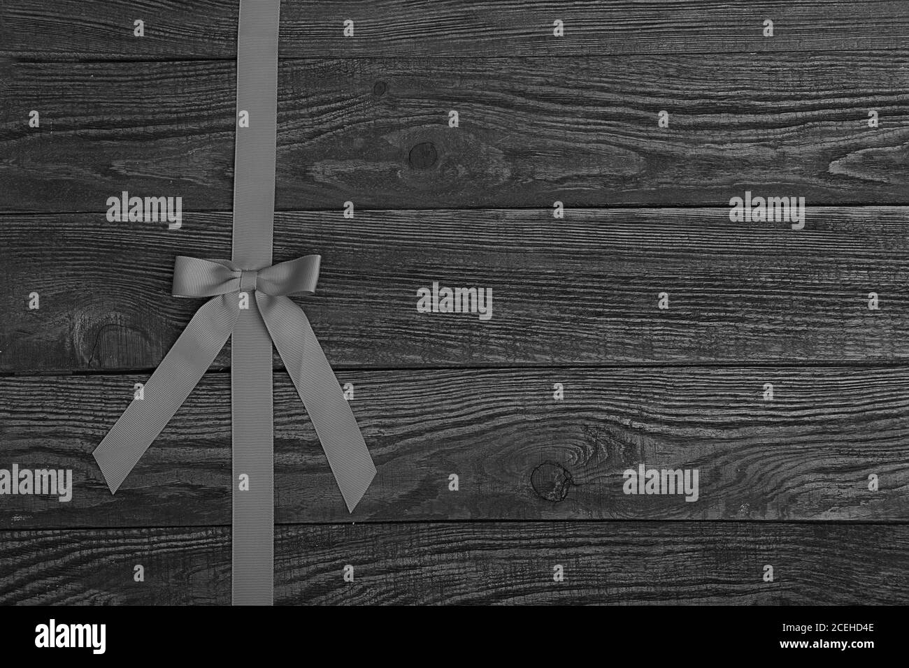 Grunge plank wood texture background with ribbon Stock Photo - Alamy