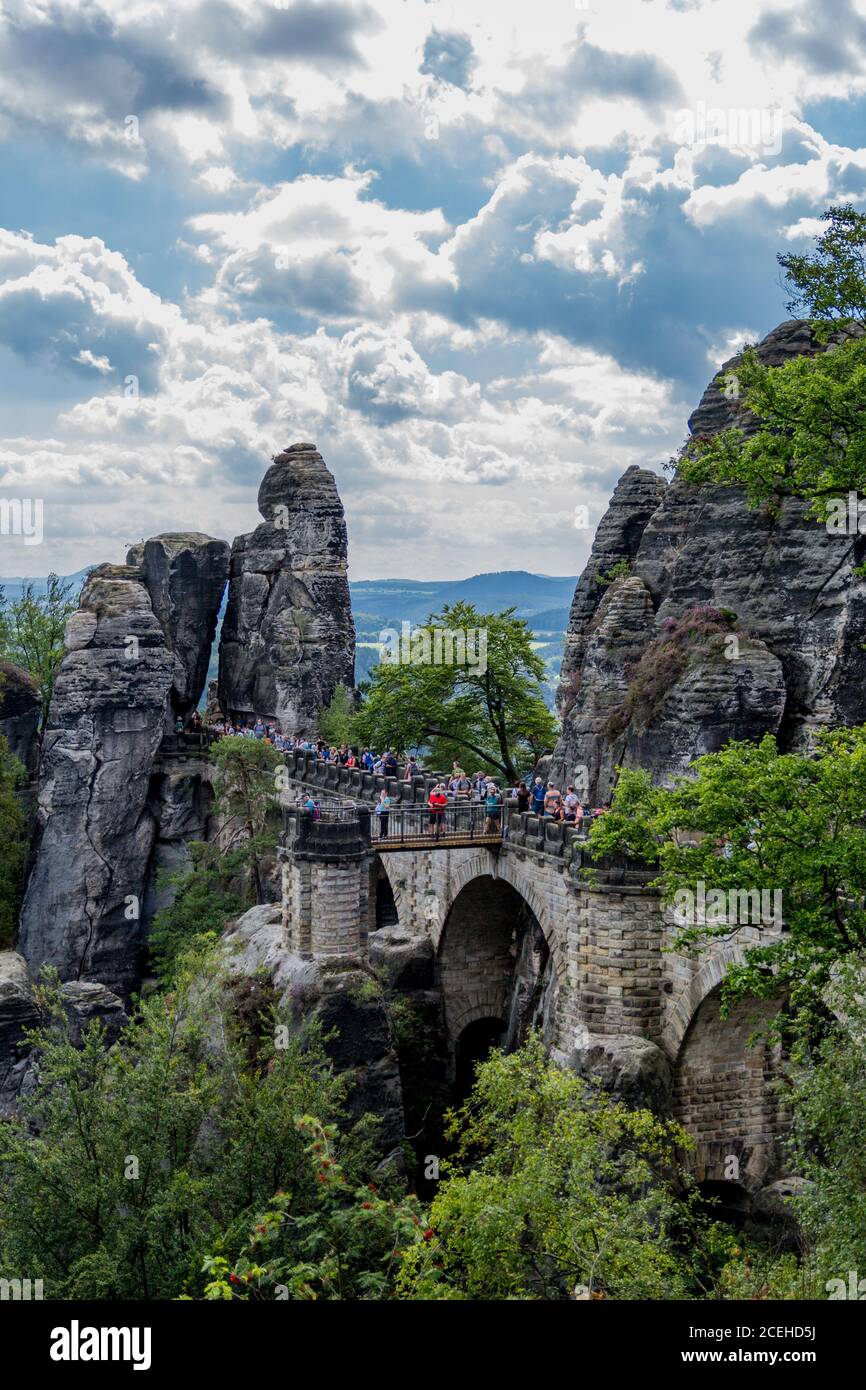 Exploration tour through the saxon switzerland on diffenrent Places ...