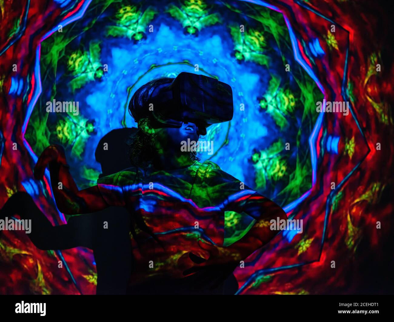 Projection on face hi-res stock photography and images - Alamy